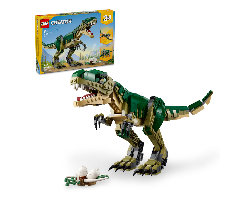 LEGO Set 31151-1 T. rex (2024 Creator > Creator 3-in-1) | Rebrickable ...