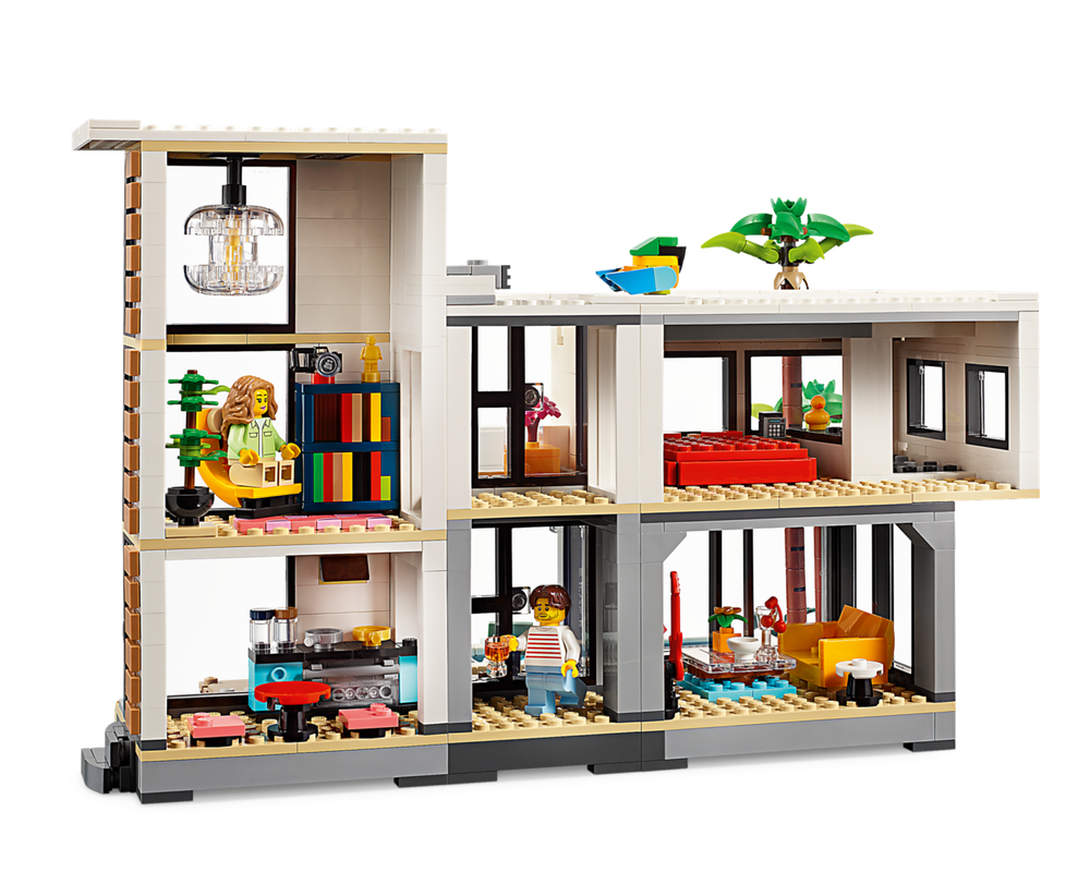 LEGO Set 31153-1 Modern House (2024 Creator > Creator 3-in-1 ...