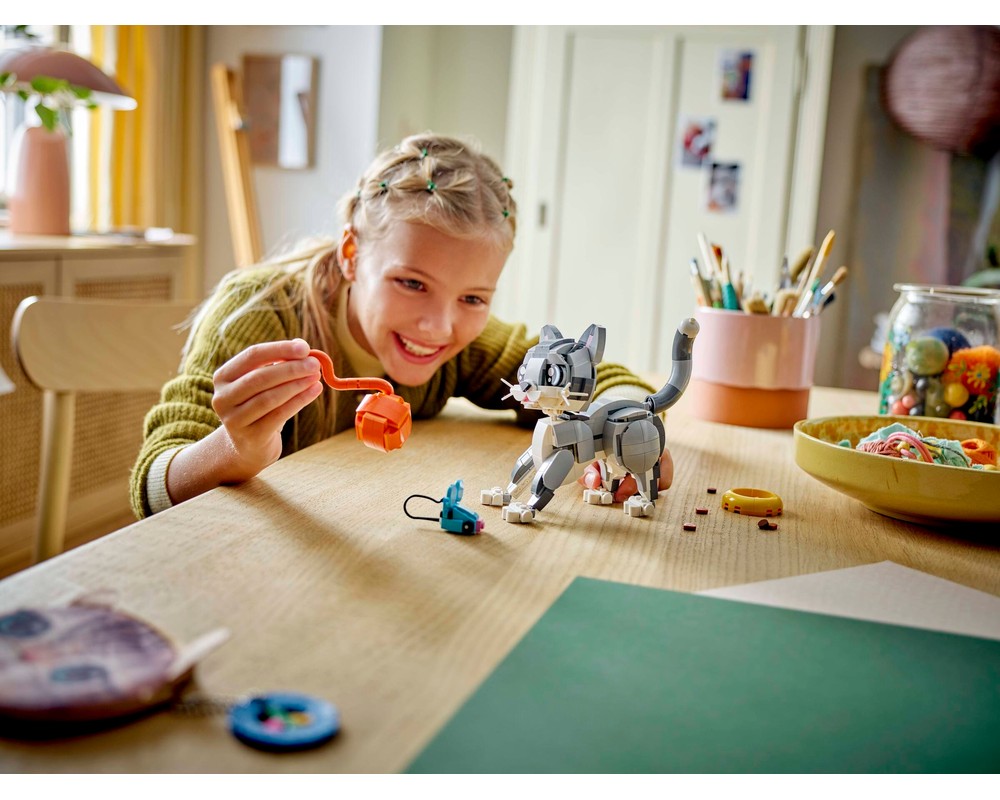 LEGO Set 31163-1 Playful Cat (2025 Creator > Creator 3-in-1 ...