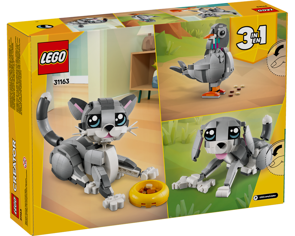 LEGO Set 31163-1 Playful Cat (2025 Creator > Creator 3-in-1) | Rebrickable - Build with LEGO