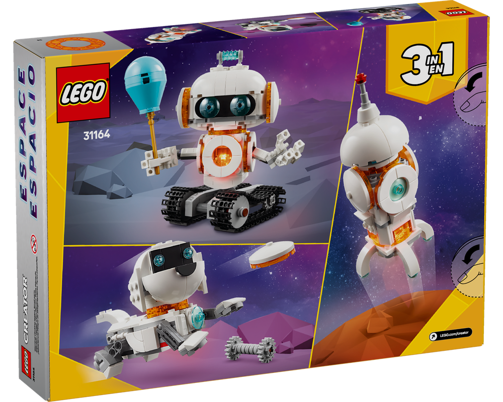 LEGO Set 31164-1 Space Robot (2025 Creator > Creator 3-in-1 ...