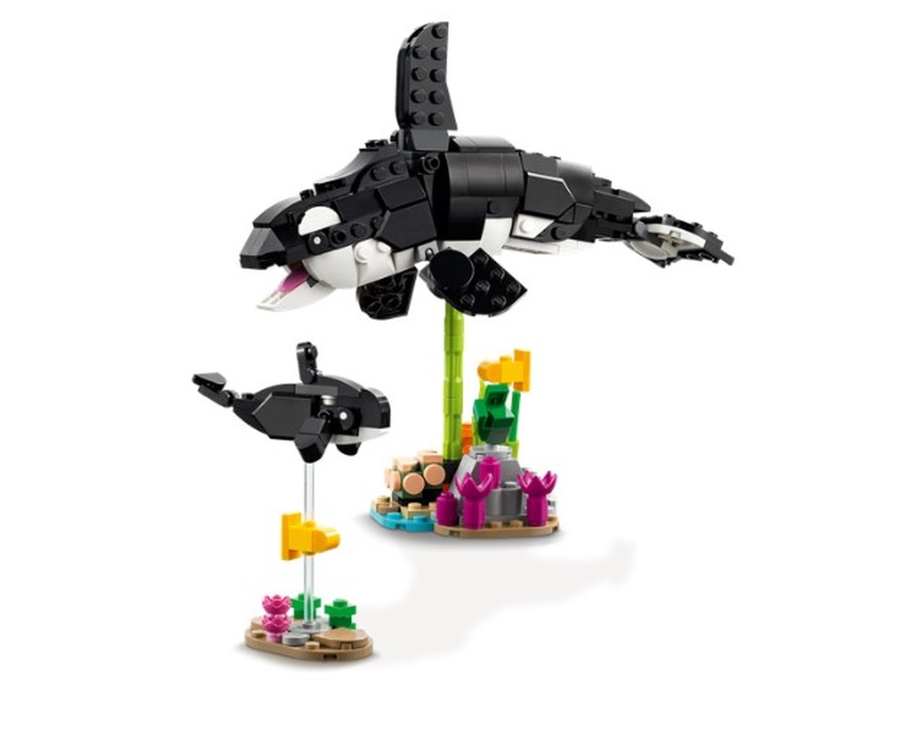 LEGO Set 31165-1-b1 Orcas (2025 Creator > Creator 3-in-1) | Rebrickable ...
