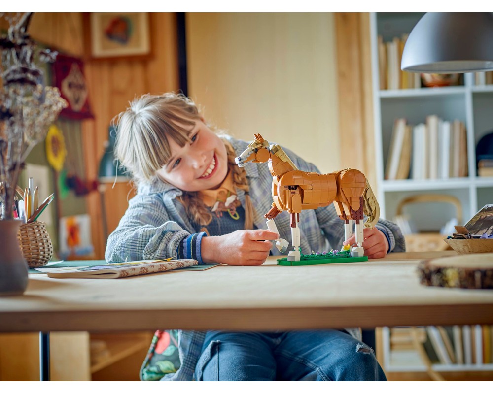 LEGO Set 31166-1 Beautiful Horse (2025 Creator > Creator 3-in-1 ...