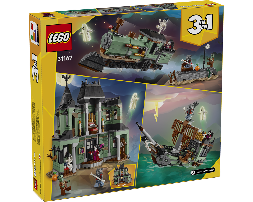 LEGO Set 31167-1 Haunted Mansion (2025 Creator > Creator 3-in-1) | Rebrickable - Build with LEGO
