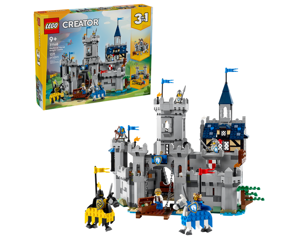 LEGO Set 31168-1 Medieval Horse Knight Castle (2025 Creator > Creator 3 ...