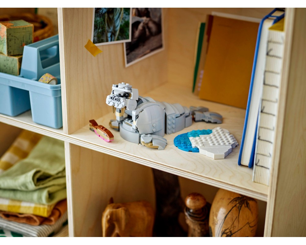 LEGO Set 31171-1 Wild Animals: Majestic Rhino with Birds (2025 Creator ...