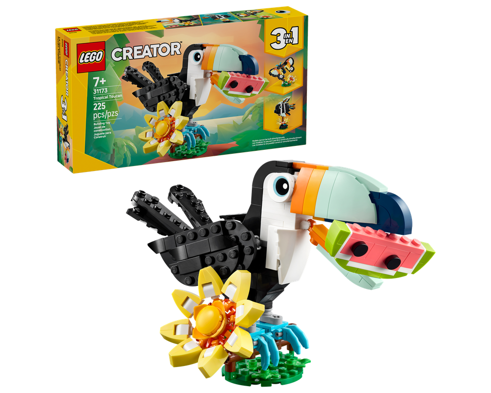 LEGO Set 31173-1 Wild Animals: Tropical Toucan (2025 Creator > Creator ...