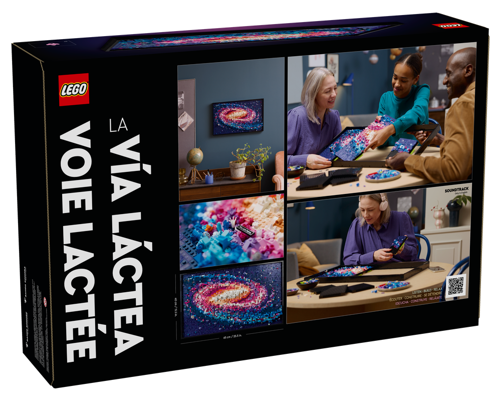 LEGO Set 31212-1 The Milky Way Galaxy (2024 LEGO Art) | Rebrickable ...