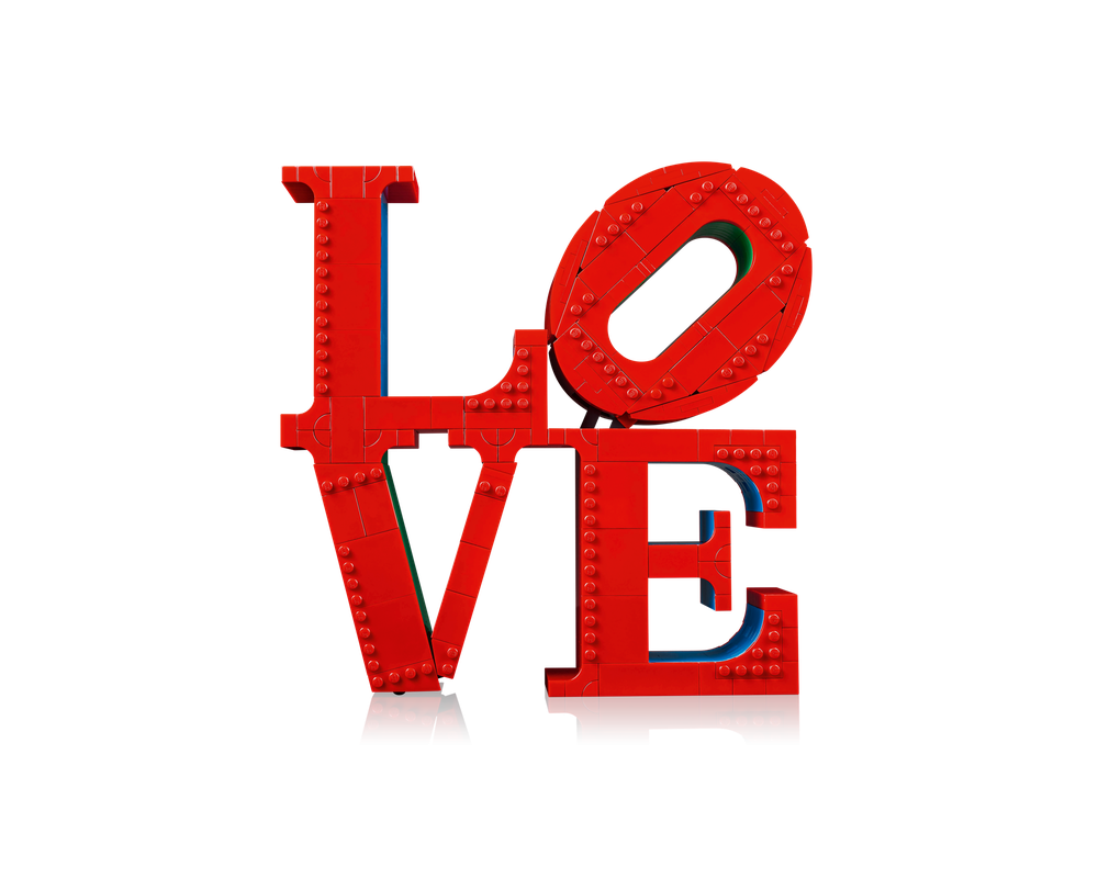LEGO Set 31214-1 LOVE (2025 LEGO Art) | Rebrickable - Build with LEGO