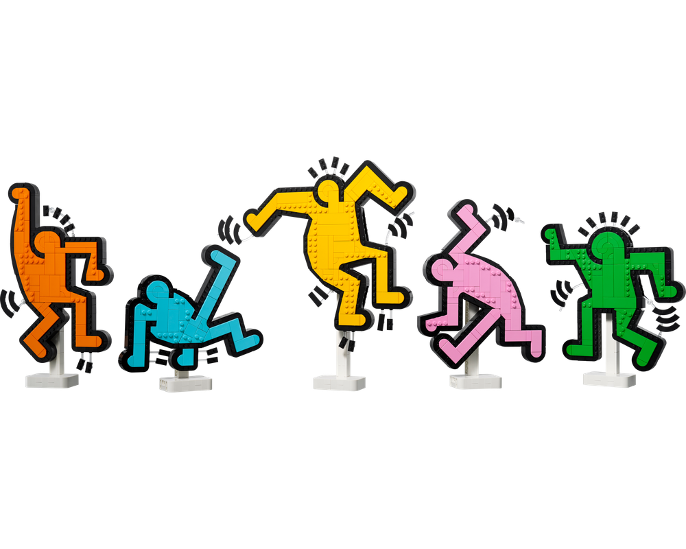 LEGO Set 31216-1 Keith Haring - Dancing Figures (2025 LEGO Art ...