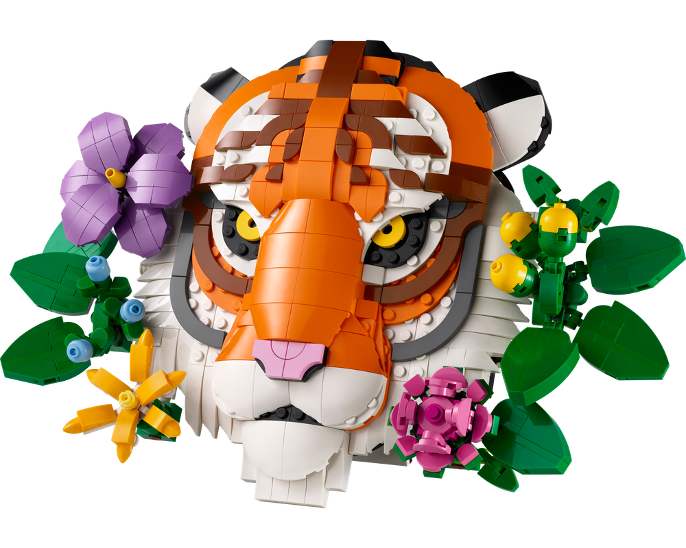 LEGO Set 31217-1 Tiger (2025 LEGO Art) | Rebrickable - Build with LEGO