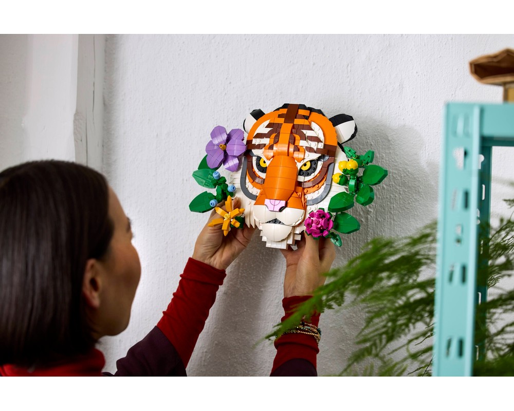 LEGO Set 31217-1 Tiger (2025 LEGO Art) | Rebrickable - Build with LEGO