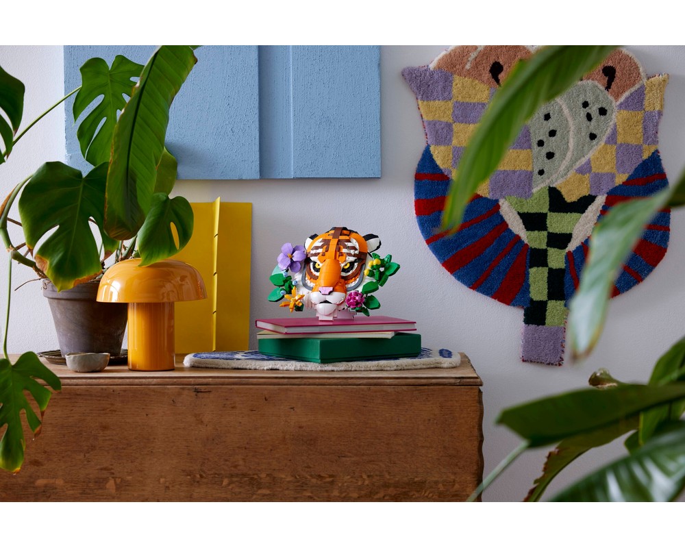 LEGO Set 31217-1 Tiger (2025 LEGO Art) | Rebrickable - Build with LEGO