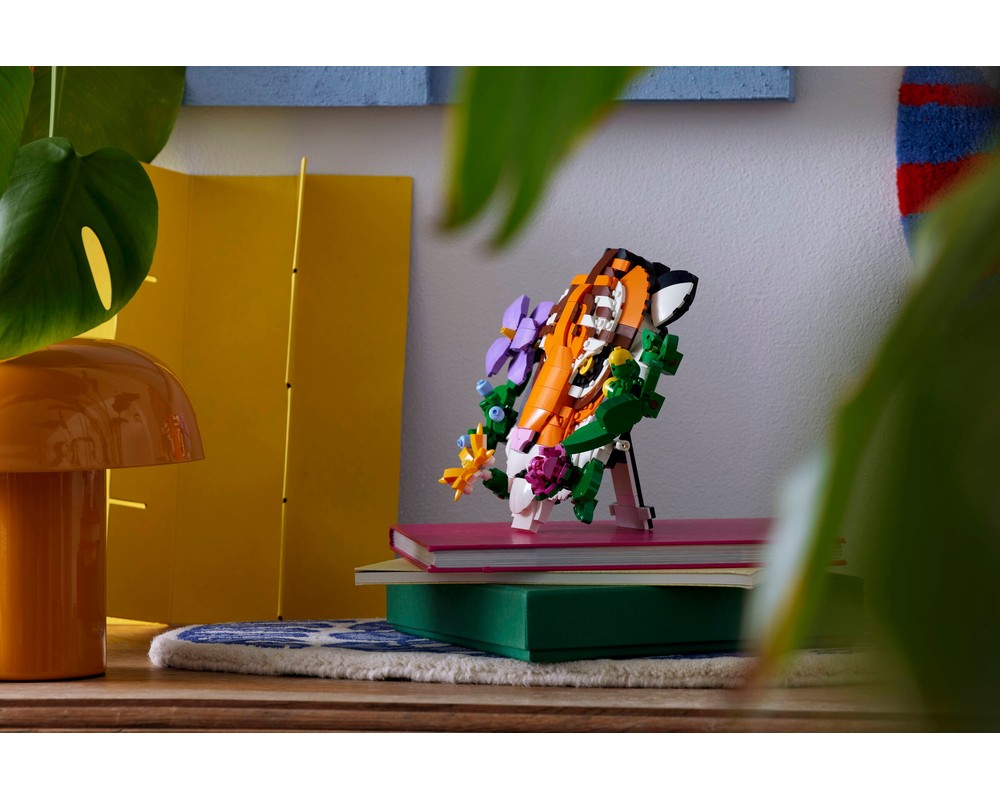 LEGO Set 31217-1 Tiger (2025 LEGO Art) | Rebrickable - Build with LEGO