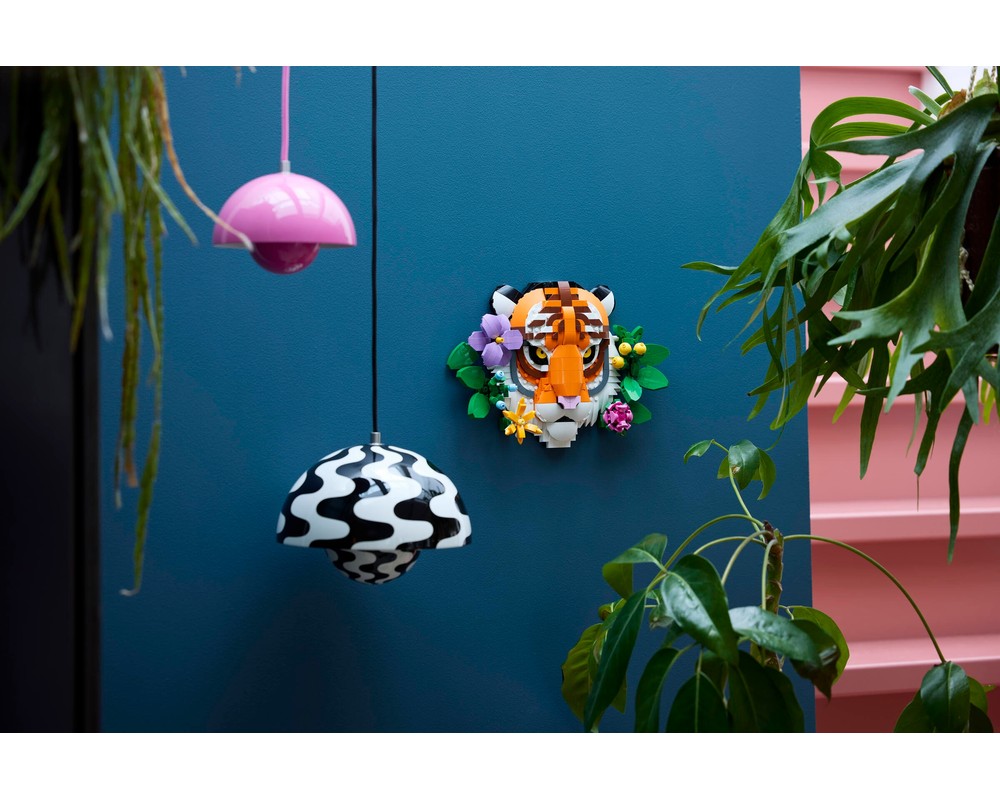 LEGO Set 31217-1 Tiger (2025 LEGO Art) | Rebrickable - Build with LEGO