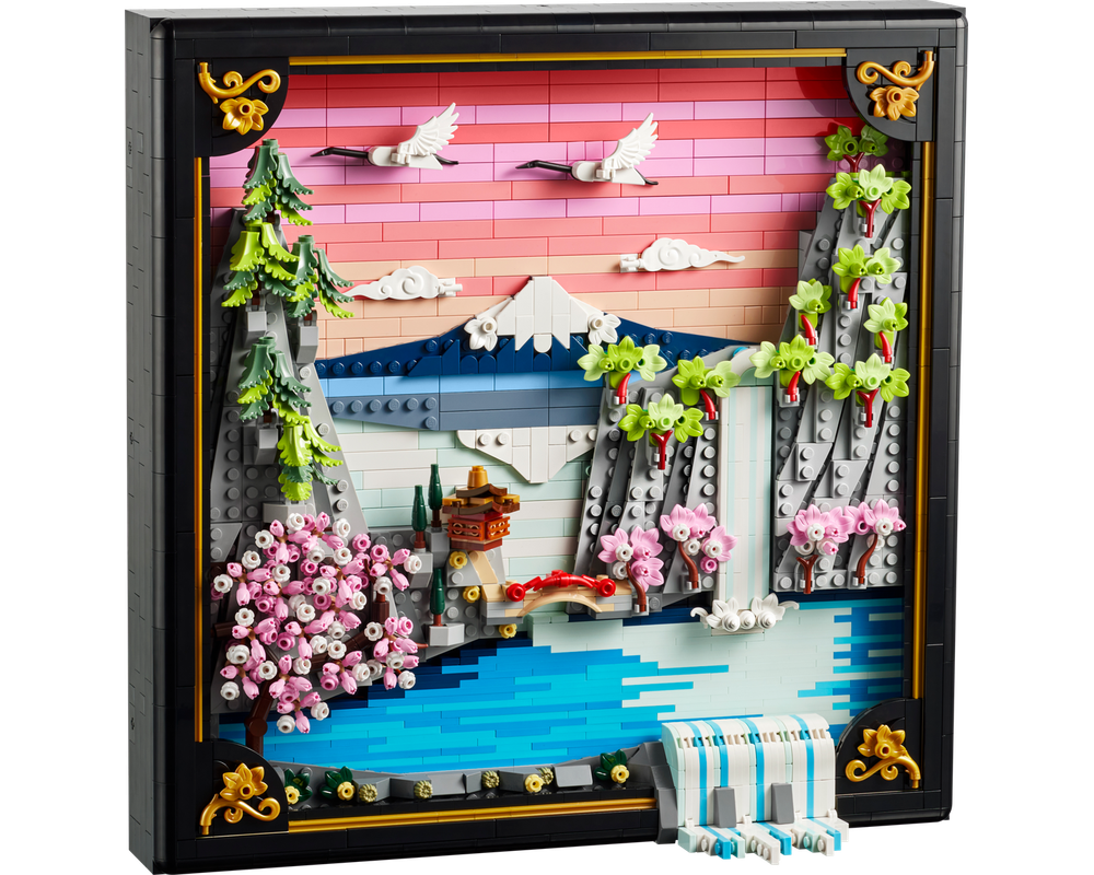 LEGO Set 31218-1 Japanese Cherry Blossom Landscape (2026 LEGO Art ...