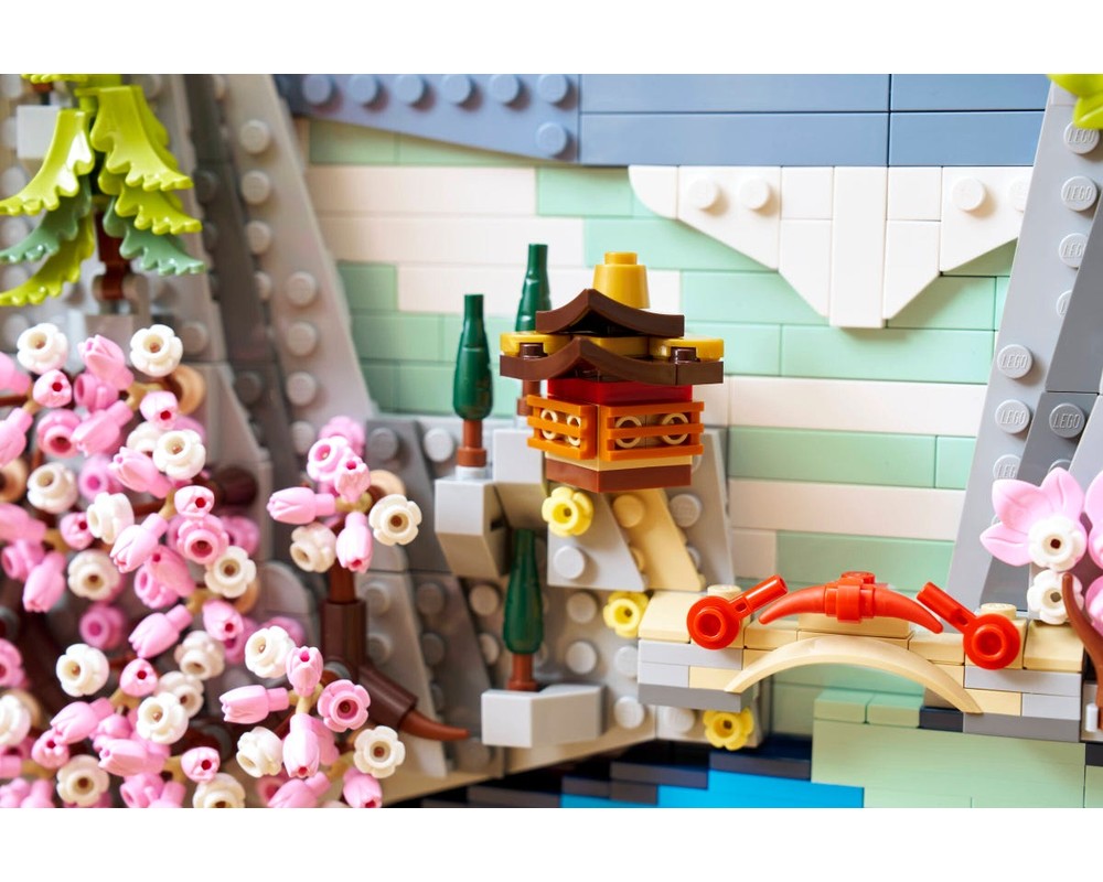 LEGO Set 31218-1 Japanese Cherry Blossom Landscape (2026 LEGO Art ...