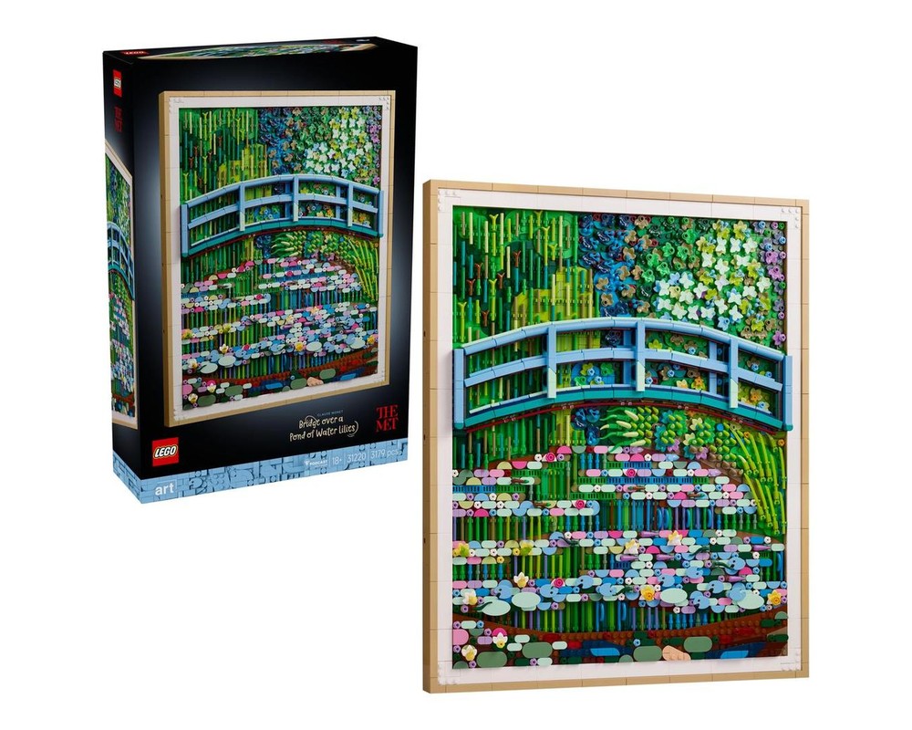 LEGO Set 31220-1 Claude Monet – Bridge over a Pond of Water Lilies ...