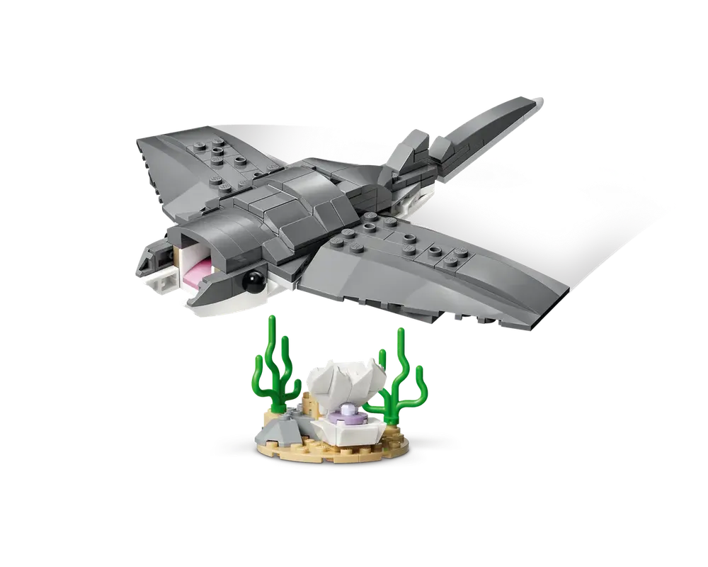 LEGO Set 31381-1-b2 Manta Ray (2026 Creator > Creator 3-in-1 ...