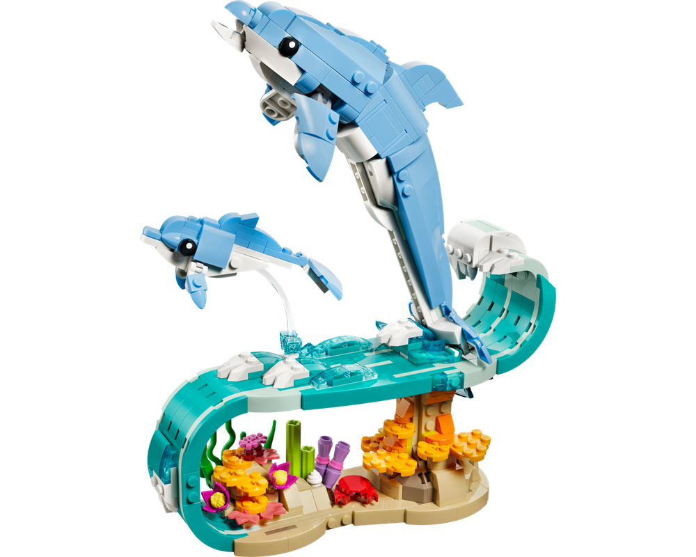 LEGO Set 31385-1 Sea Animals: Beautiful Dolphins (2026 Creator ...