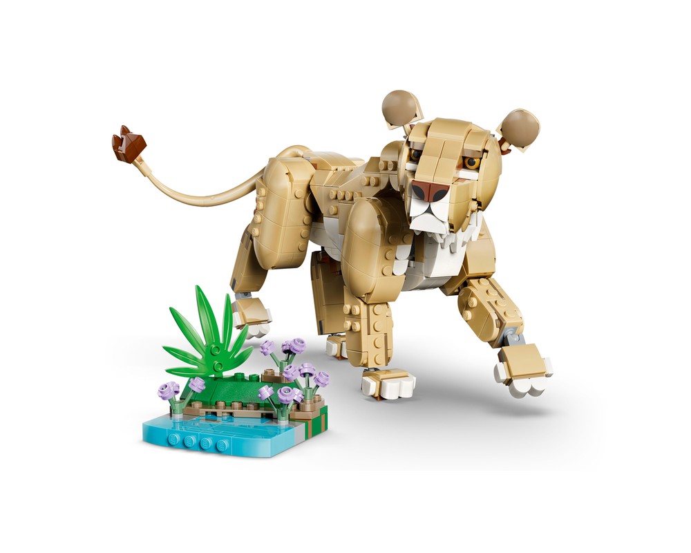 LEGO Set 31386-1 Wild Animals: Majestic Lion (2026 Creator > Creator 3 ...