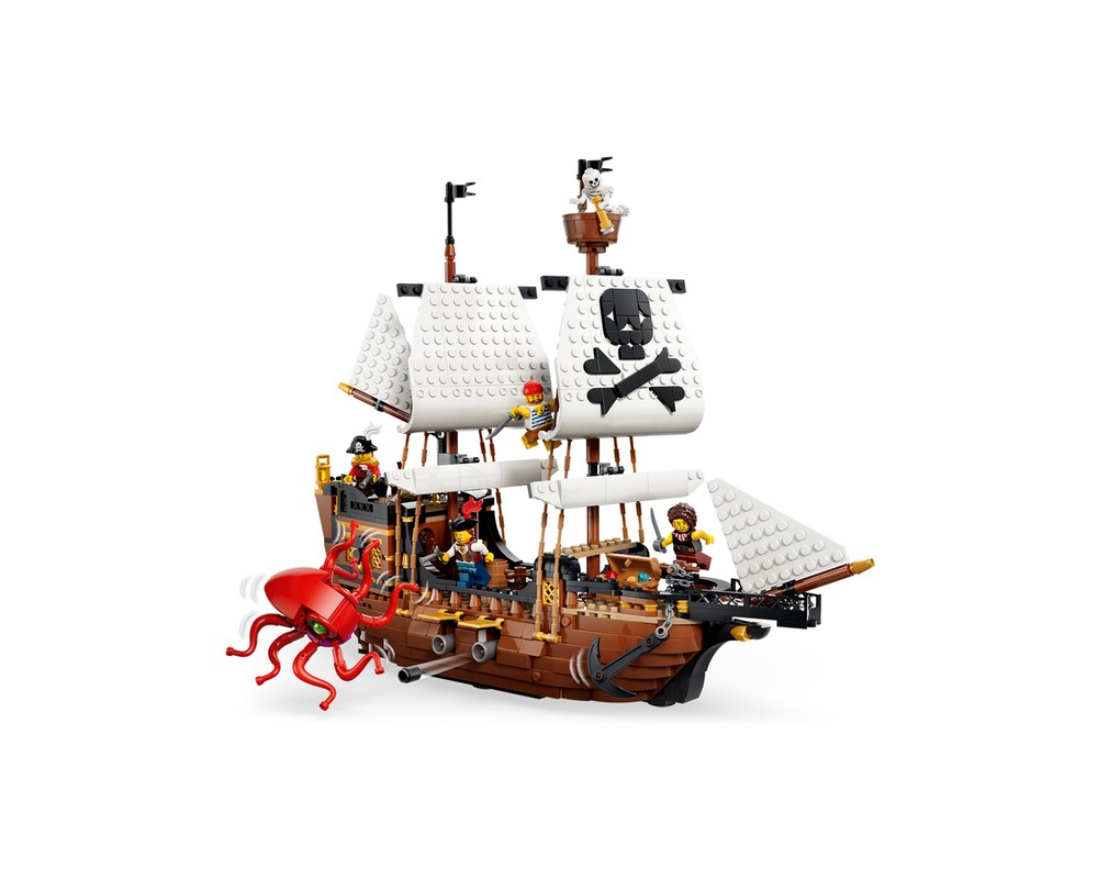 LEGO Set 31387-1 Iconic Pirate Ship (2026 Creator > Creator 3-in-1 ...