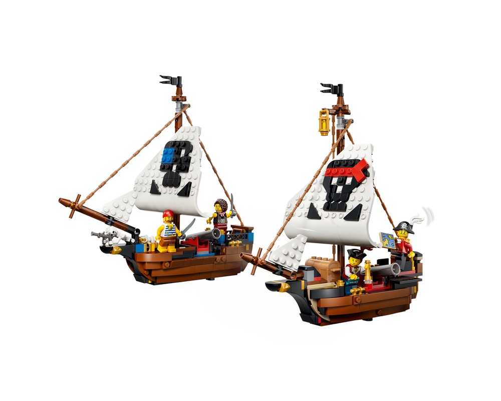 LEGO Set 31387-1 Iconic Pirate Ship (2026 Creator > Creator 3-in-1 ...