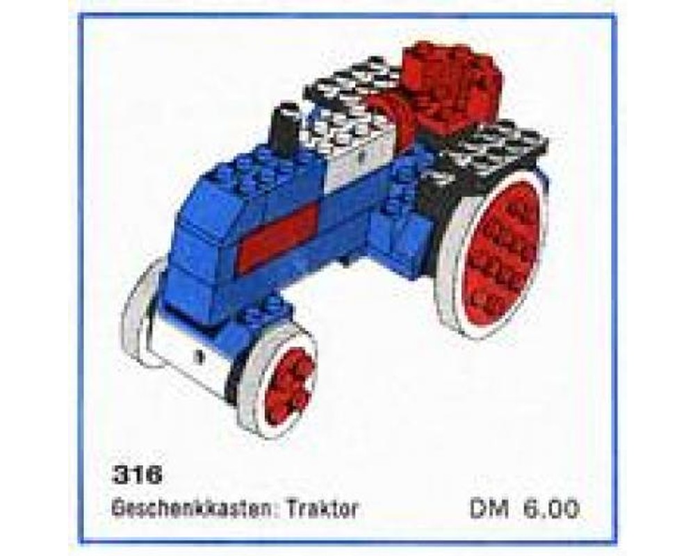 LEGO Set 316-2 Farm Tractor (1963 System) | Rebrickable - Build with LEGO