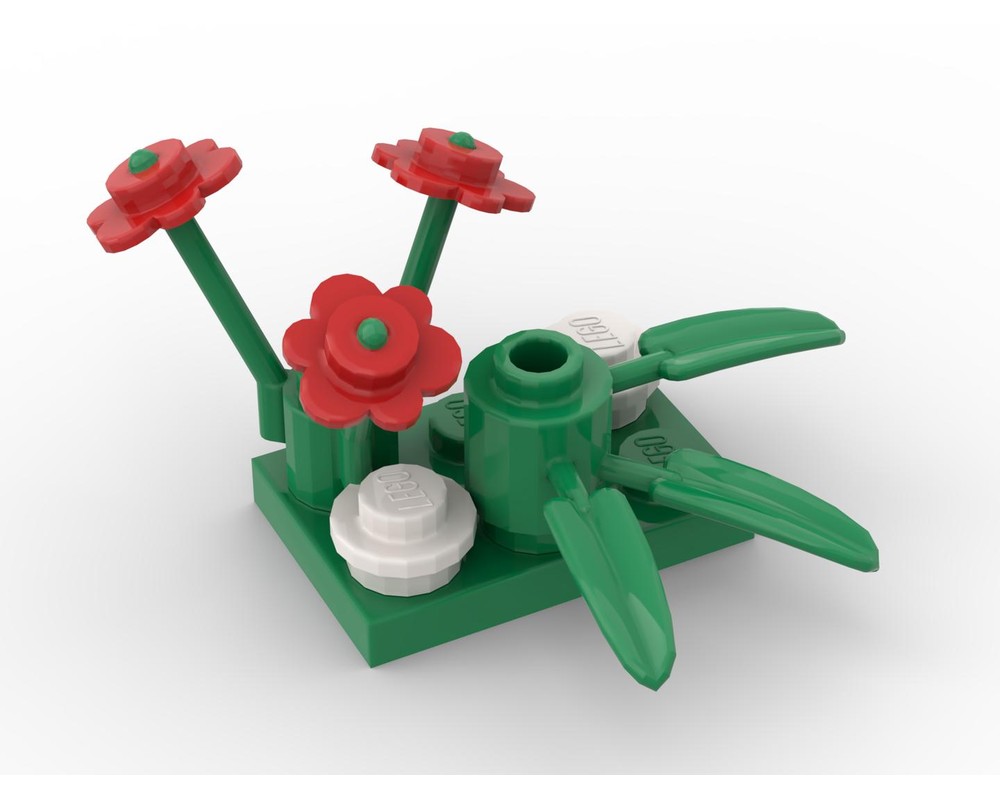 LEGO Set 3316-1-s20 2012 - Day 20: Flower Arrangement (2012 Seasonal ...
