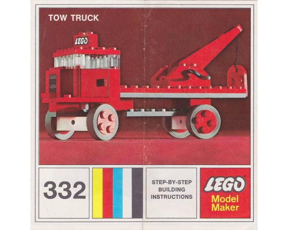 LEGO Set 332-2 Tow Truck (1968 System > Samsonite) | Rebrickable ...