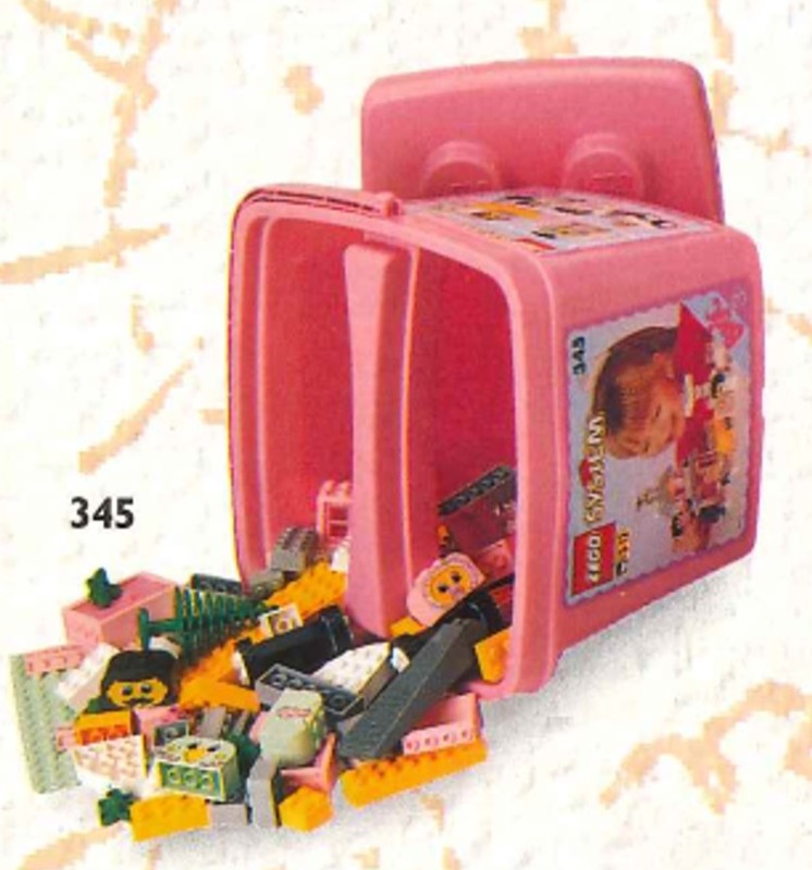 LEGO Set 345-2 Small Bucket for Her (1993 Universal Building Set ...