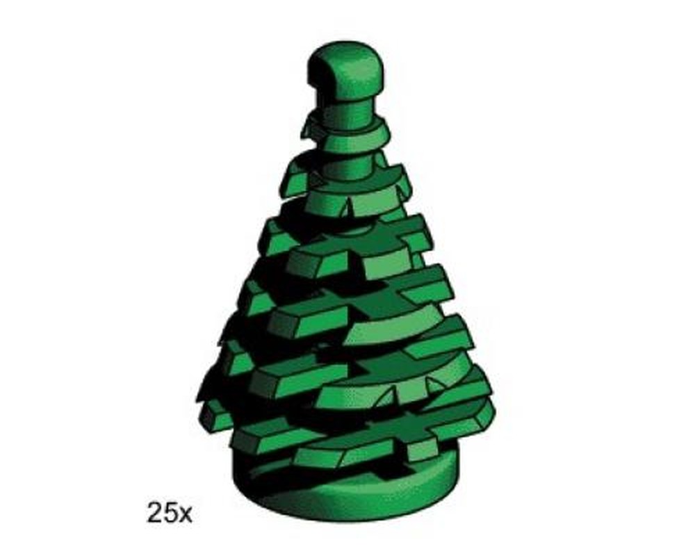 LEGO Set 3499-1 Small Spruce Trees (2000 Bulk Bricks) | Rebrickable ...