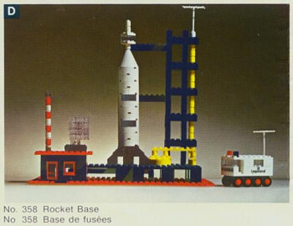 LEGO 358-1 Rocket Base (1973 Legoland > Space) | Rebrickable - Build ...