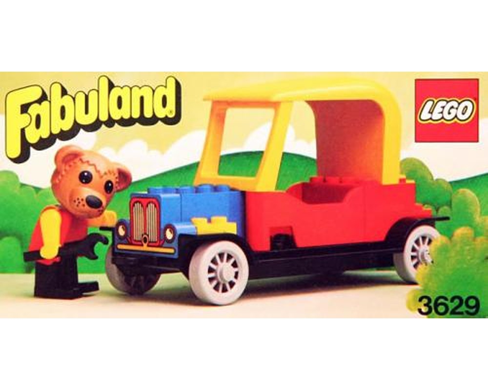 LEGO Set 3629-1 Barney Bear (1981 Fabuland) | Rebrickable - Build with LEGO