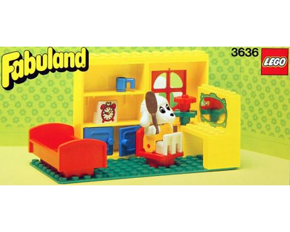 LEGO Set 3636-1 Lucy Lamb's Bedroom (1987 Fabuland) | Rebrickable ...