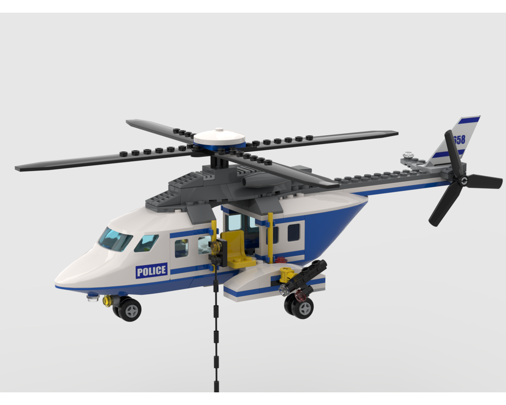 LEGO Set 3658-1-s2 Police Helicopter (2011 City > Police) | Rebrickable ...