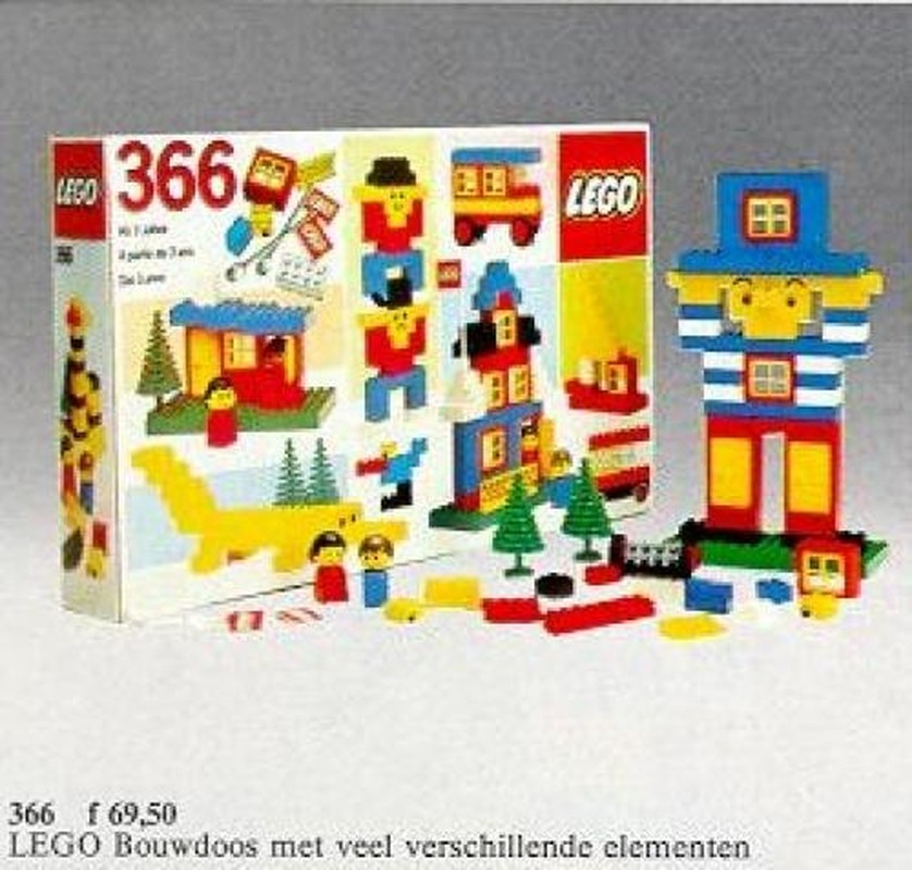 LEGO Set 366-1 Basic Set (1981 Universal Building Set > Basic Set ...