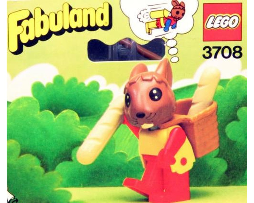 LEGO Set 3708-1 Rufus Rabbit (1982 Fabuland) | Rebrickable - Build with ...