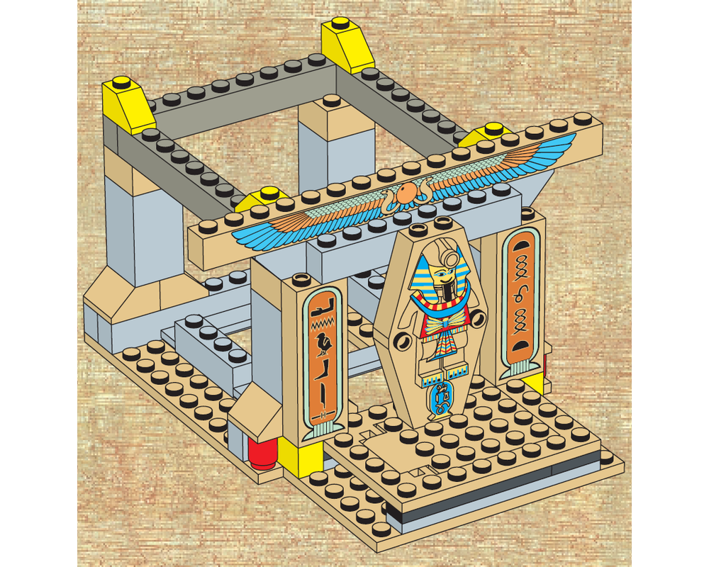 LEGO Set 3722-1-s3 Tomb (1998 Adventurers > Desert) | Rebrickable ...