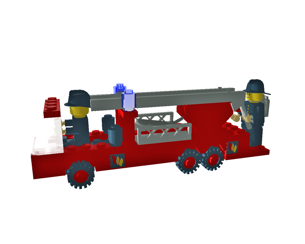 LEGO Set 374-1-s1 Fire Ladder Truck (1978 Town > Classic Town ...