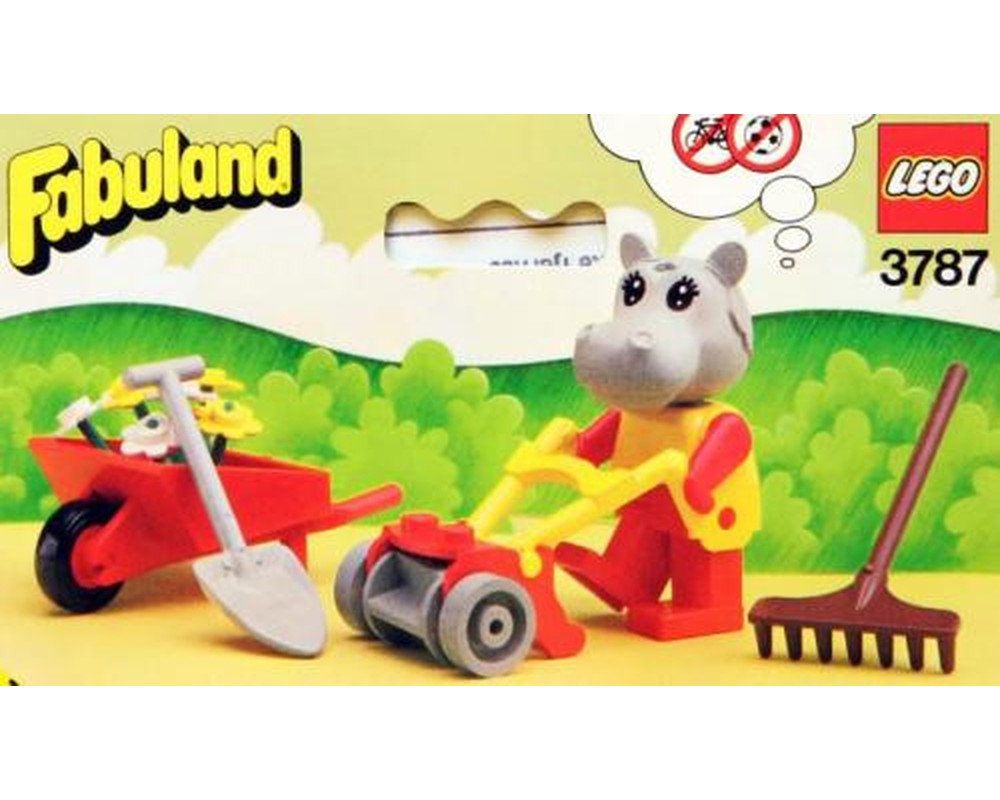 LEGO Set 3787-1 Hannah Hippopotamus, Gardener (1983 Fabuland ...