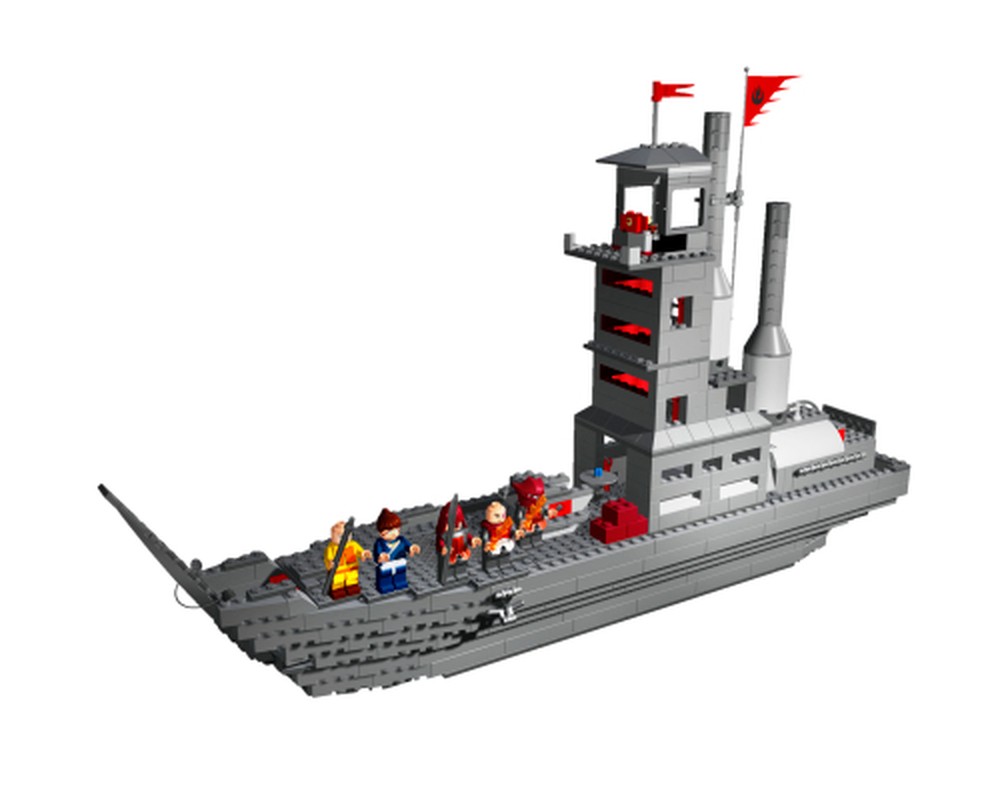 LEGO Set 3829-1 Fire Nation Ship (2006 Avatar: The Last Airbender ...
