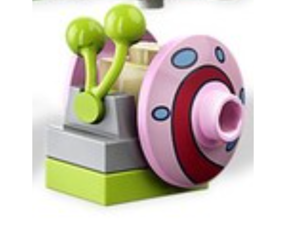 LEGO Set 3834-1-s1 Gary the Snail (2009 SpongeBob SquarePants ...