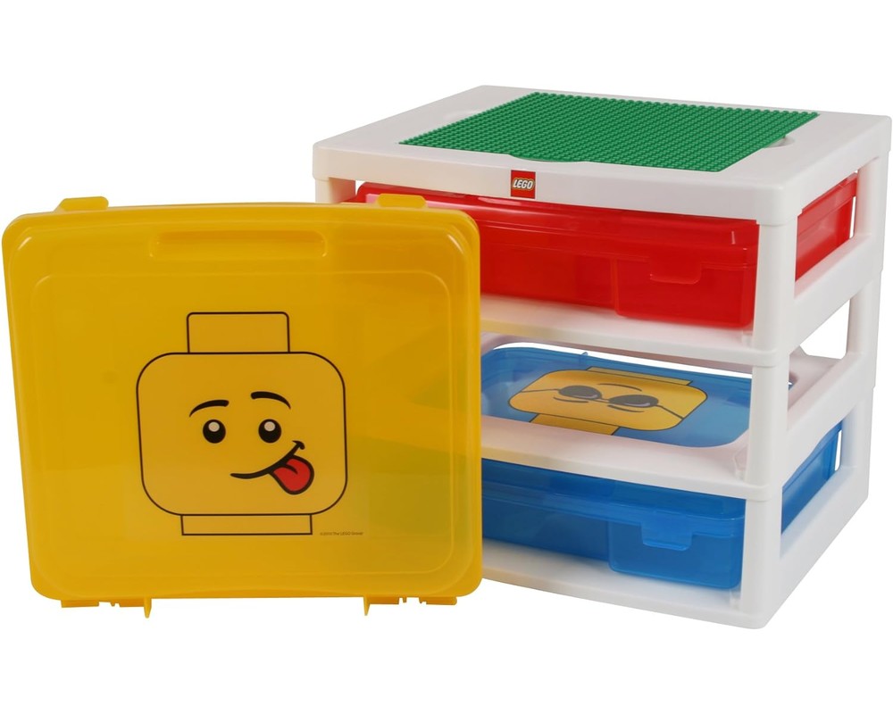 LEGO Set 397350-1 3-Case Workstation Storage Unit (2012 Gear > Storage ...