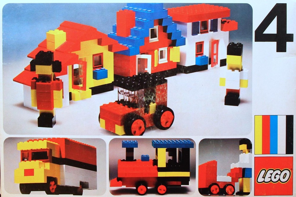 LEGO Set 4-3 Basic Set (1973 Universal Building Set > Basic Set ...
