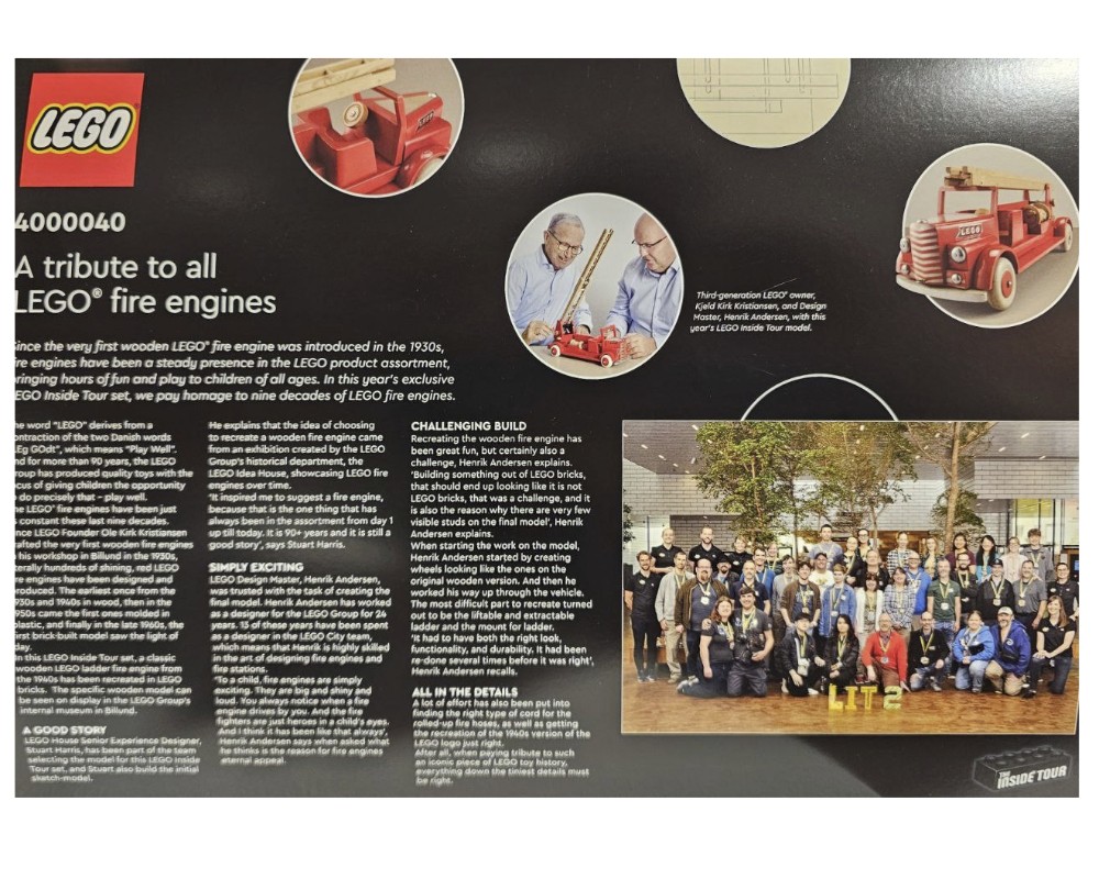 LEGO Set 4000040-1 LEGO Fire Engine (2023 LEGO Exclusive) | Rebrickable ...