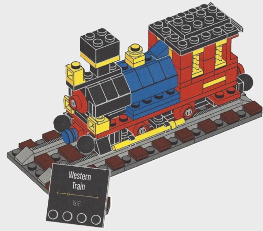 LEGO Set 4002016-1-s2 Western Train 1976 (2016 LEGO Exclusive ...
