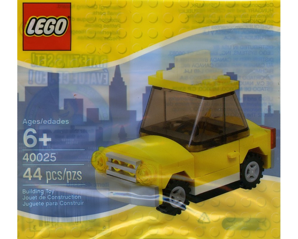 LEGO Set 40025-1 Yellow Cab (2012 Creator) | Rebrickable - Build with LEGO