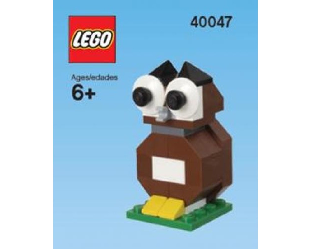 LEGO Set 40047-1 Owl (2012 LEGO Brand Store > Monthly Mini Model Build ...