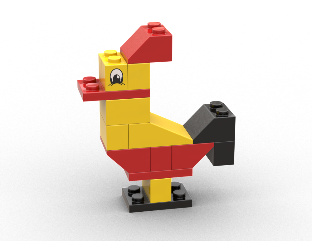 LEGO Set 4013-1-c11 Rooster (2003 Make & Create) | Rebrickable - Build ...
